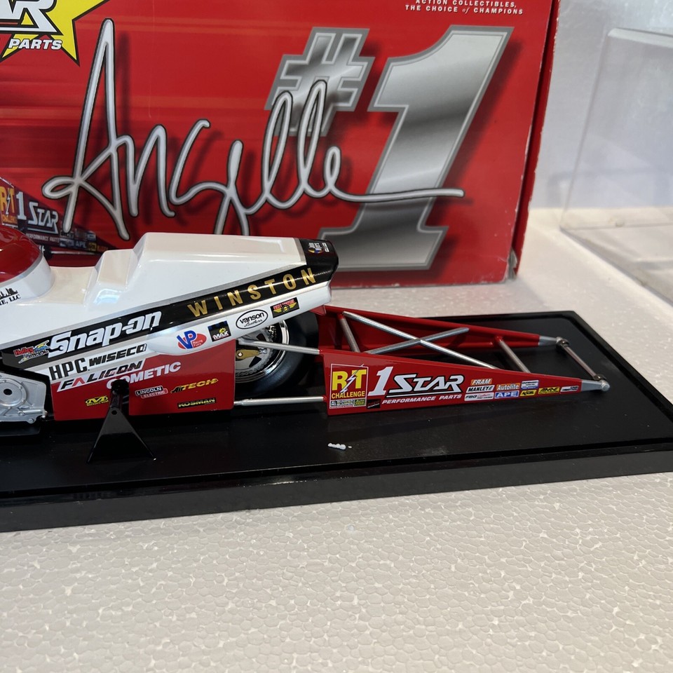 NHRA 1/9 ANGELLE SEELING 2001 WINSTON PRO STOCK BIKE WITH CASE 1/6,196 ...