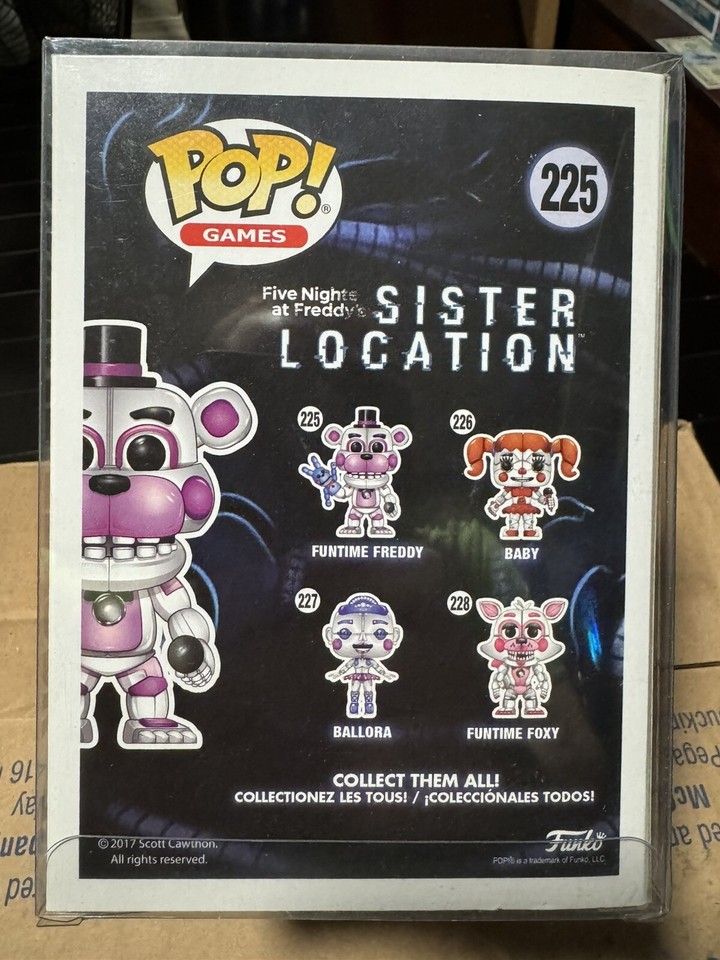 Funko Pop! Vinyl: Five Nights at Freddy's - Funtime Freddy #225 ...