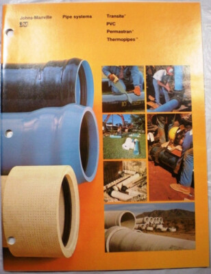 Johns-Manville TRANSITE Pipe Systems Water Sewer Electrical Korduct ...
