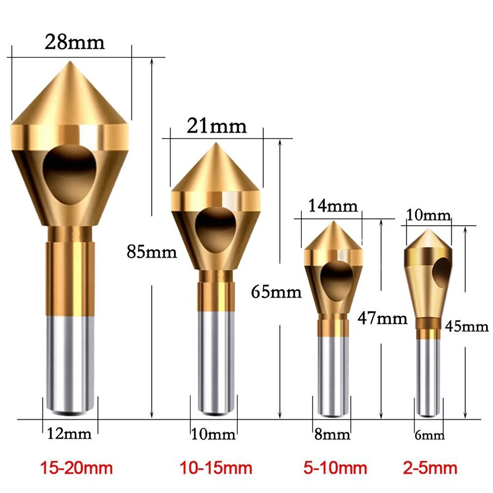 Bit Deburring Chamfering Cutter Countersink Drill Bits Wood Chamfering ...