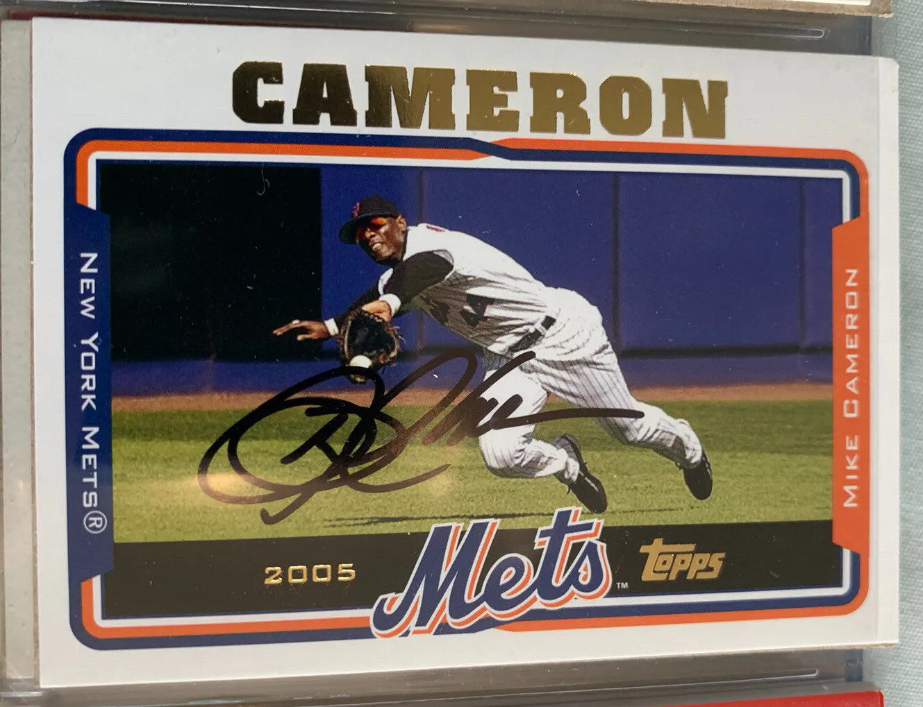 Mike Cameron Autographed 2005 TOPPS baseball card #167 | eBay
