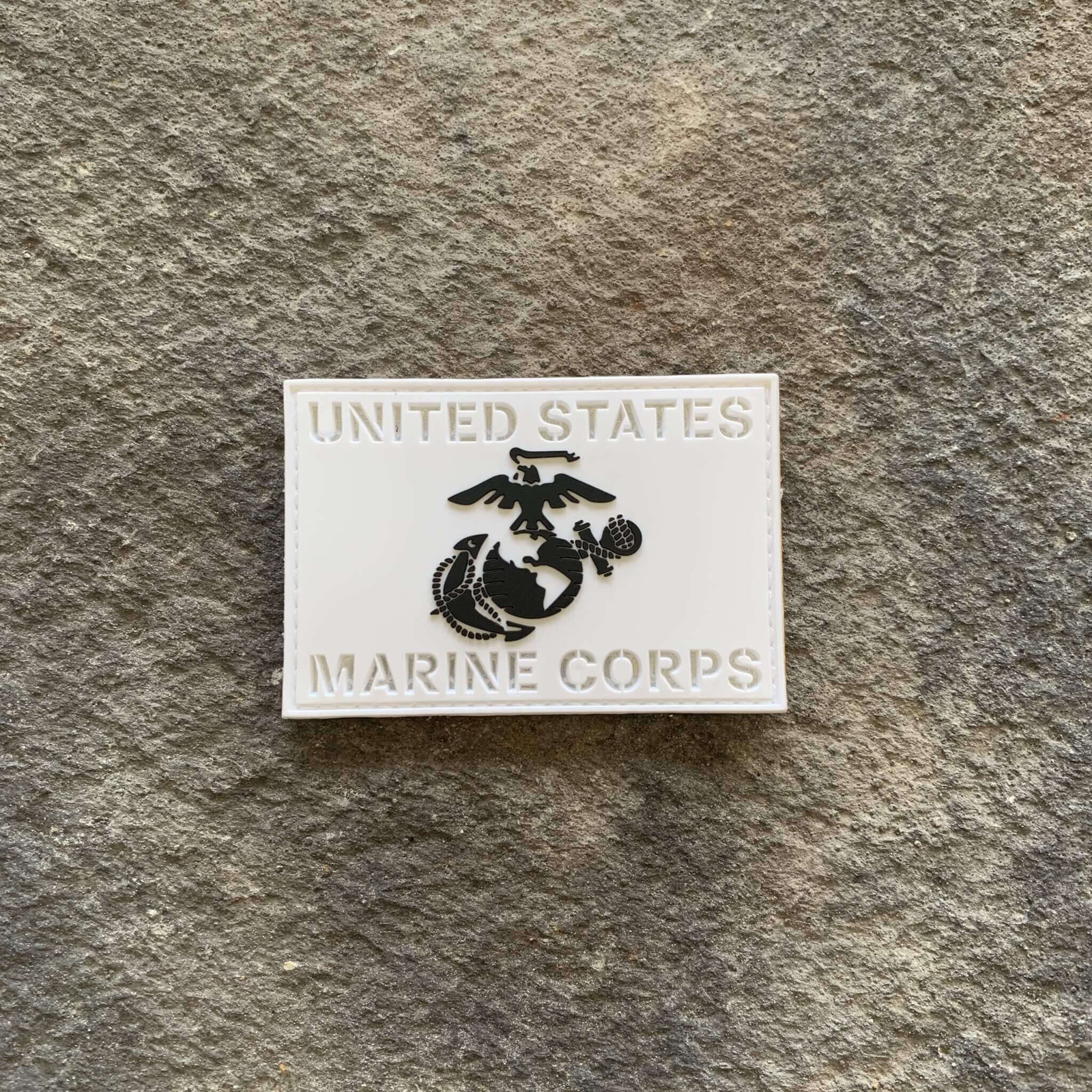 REFLECTIVE STYLE: 3”x 2” United States Marine Corps White EGA | eBay