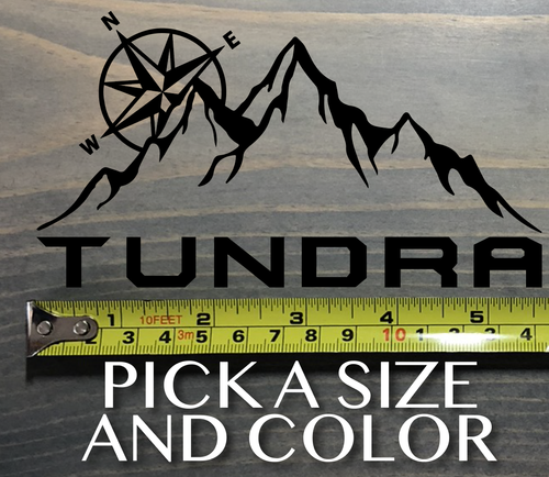 Tundra Decal Sticker Toyota TRD Pro Stripes SR5 Mountains Overlanding ...