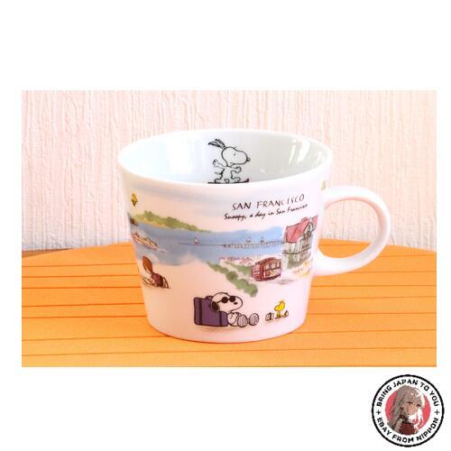 NEW SHIMIZUTOUGYOU Mug San Francisco 340ml Snoopy World Travel | eBay