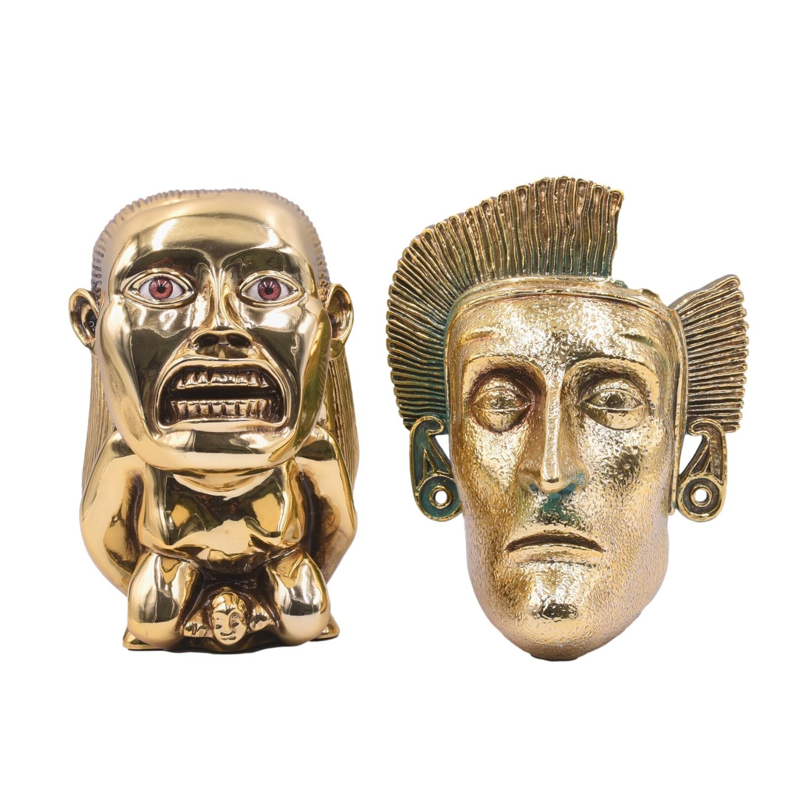 Indiana Jones Gold-Plated FRANCISCO DE ORELLANA DEATH MASK REPLICA ...