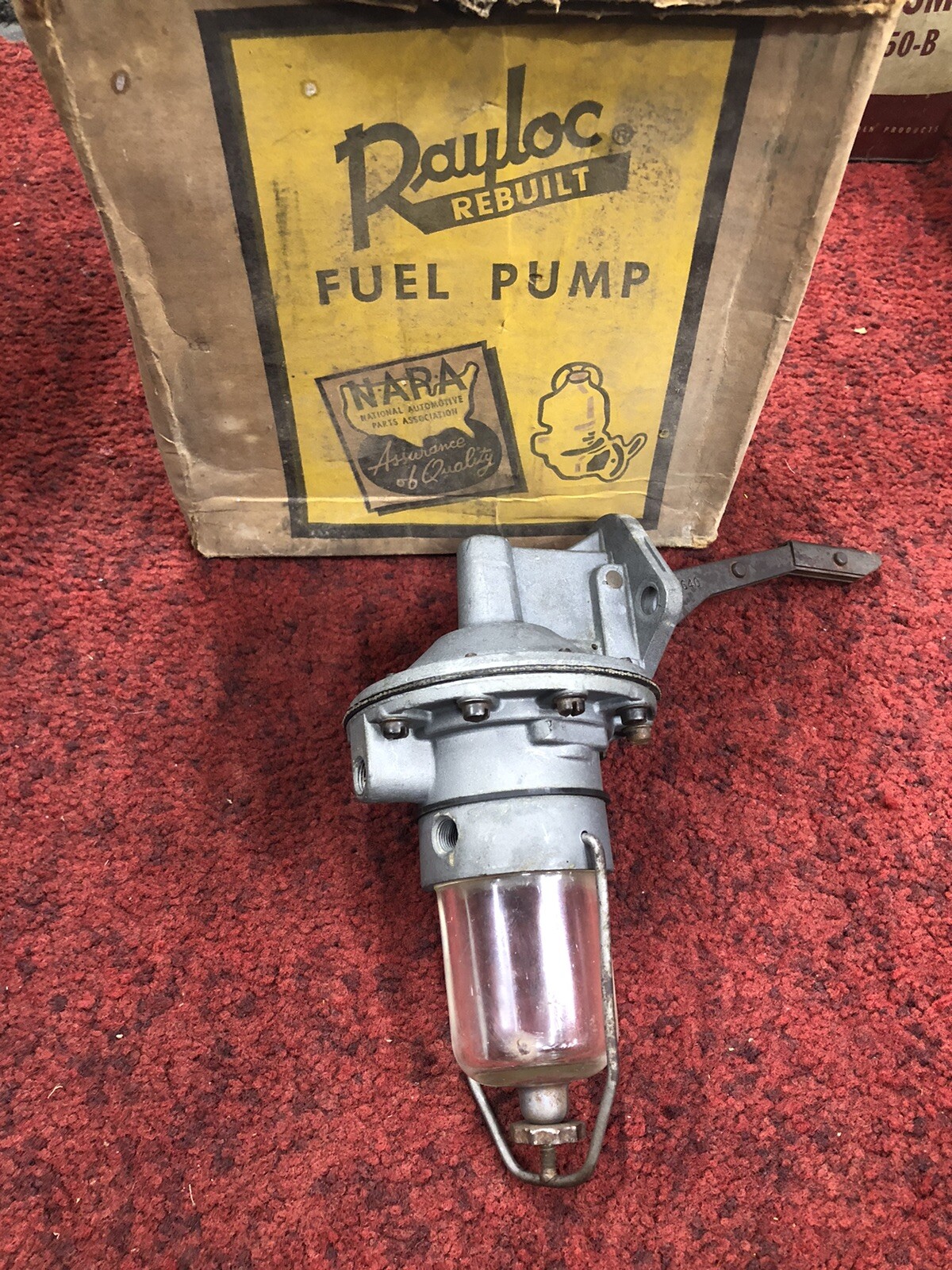 NOS Rayloc rebuilt Fuel Pump 24875 60-61 Ford & 61 Merc V8 | eBay