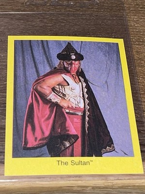 1997 THE SULTAN SOLOFA FATU JR. Card WWF Cardinal RARE MINT CONDITION ...