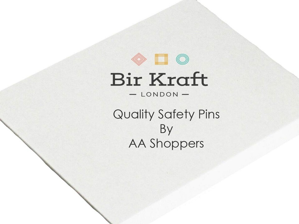 eRadius 10 x Extra Large Safety Pins Kraft Craft Pins Size 4 / 55mm ...