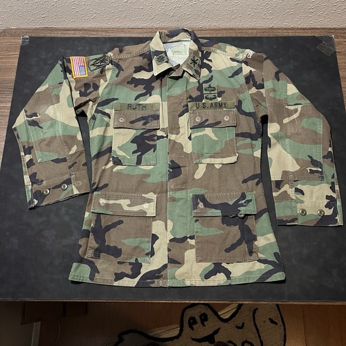 USGI RAID Modified BDU Jacket Para Trooper Woodland Camo Lieutenant ...