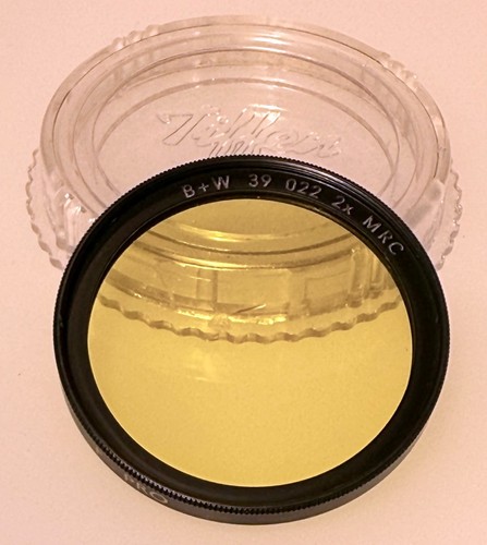 B+W 39mm yellow 022 2x MRC F-Pro Filter | eBay UK