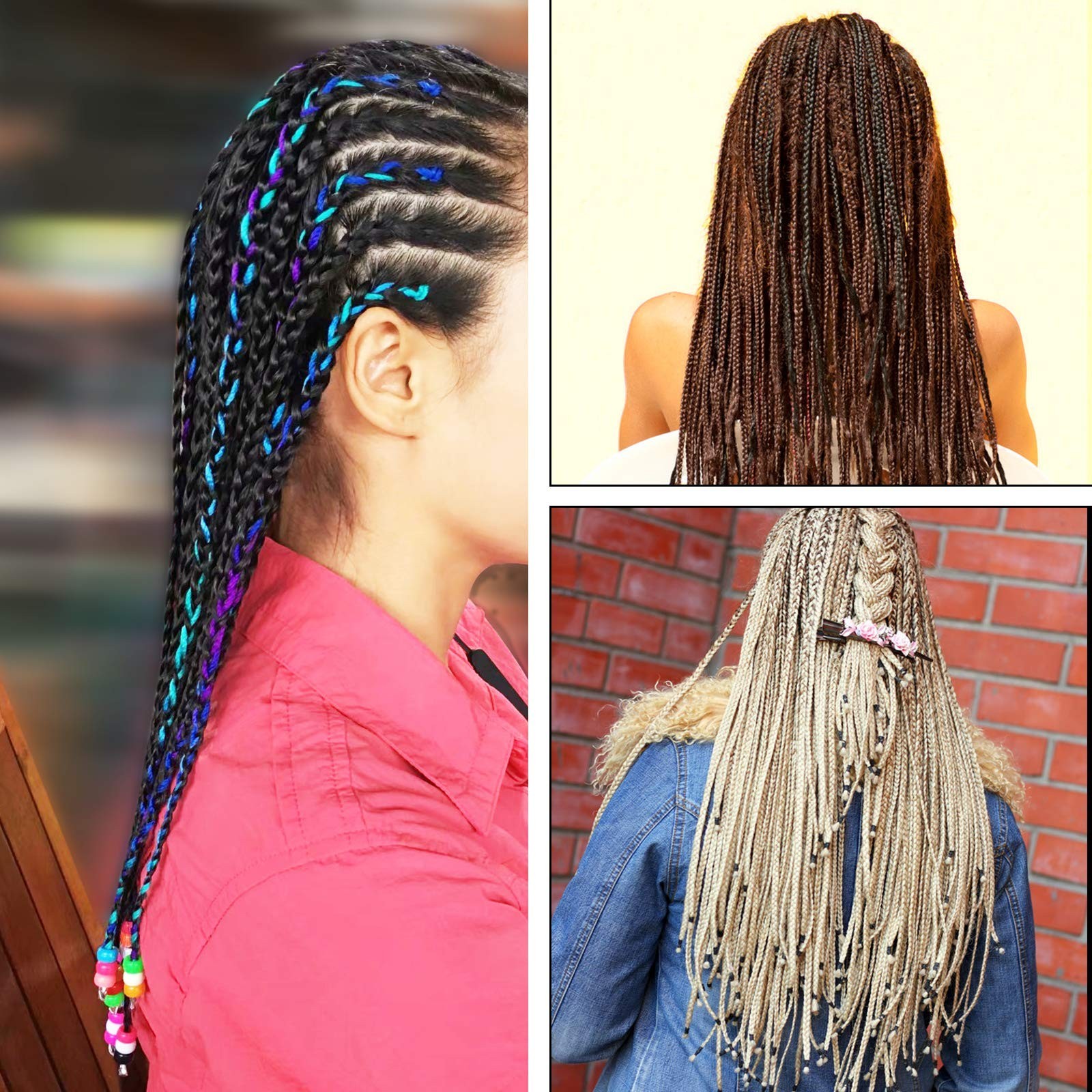 6 Pieces Dreadlock Crochet Hook Set Including Dreadlocks Crochet Hair ...