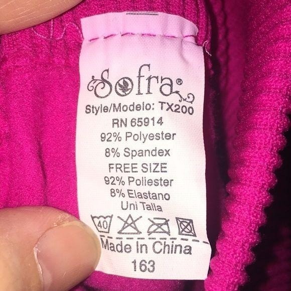 Sofra Womens Ribbed Cable Knit High-Rise Stretchy Pink Leggings Free ...