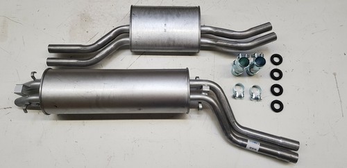 Exhaust exhaust system muffler 2 pieces Mercedes W123 280CE Coupe | eBay