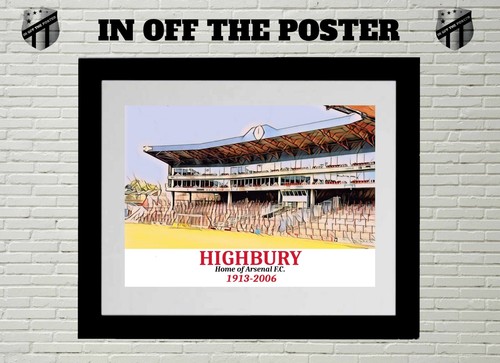 Arsenal football Highbury Stadium 'Clock End' Wall Art (PRINT ONLY ...