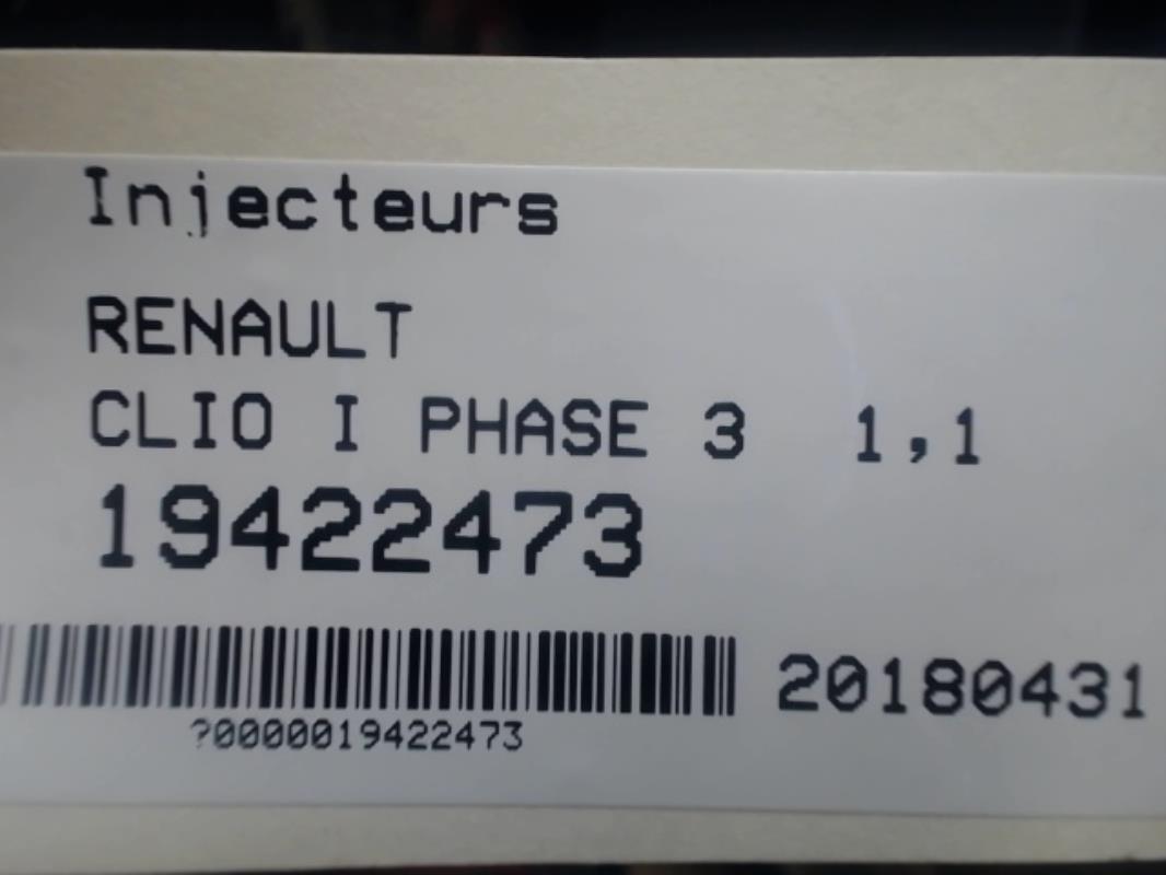 Injecteurs RENAULT CLIO 1 PHASE 3 8200603801 | eBay