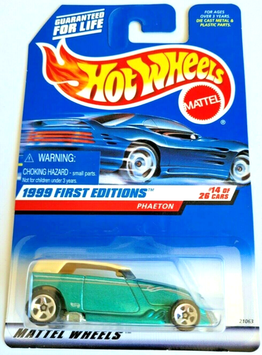Hot Wheels Phaeton Metallic Teal #916/ 1999 First Editions 14/26- New ...