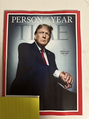 Time Magazine - Donald Trump Person of the Year - December 30, 2024 New ...