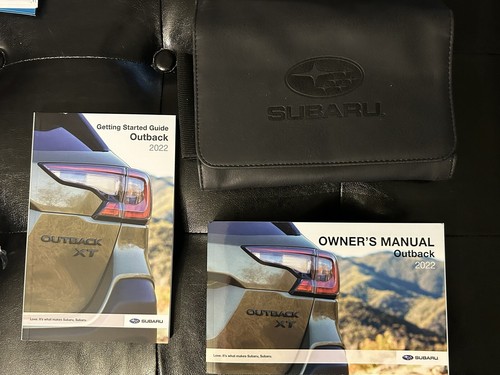 2022 Subaru Outback Owner’s Manual Getting Started Guide | eBay