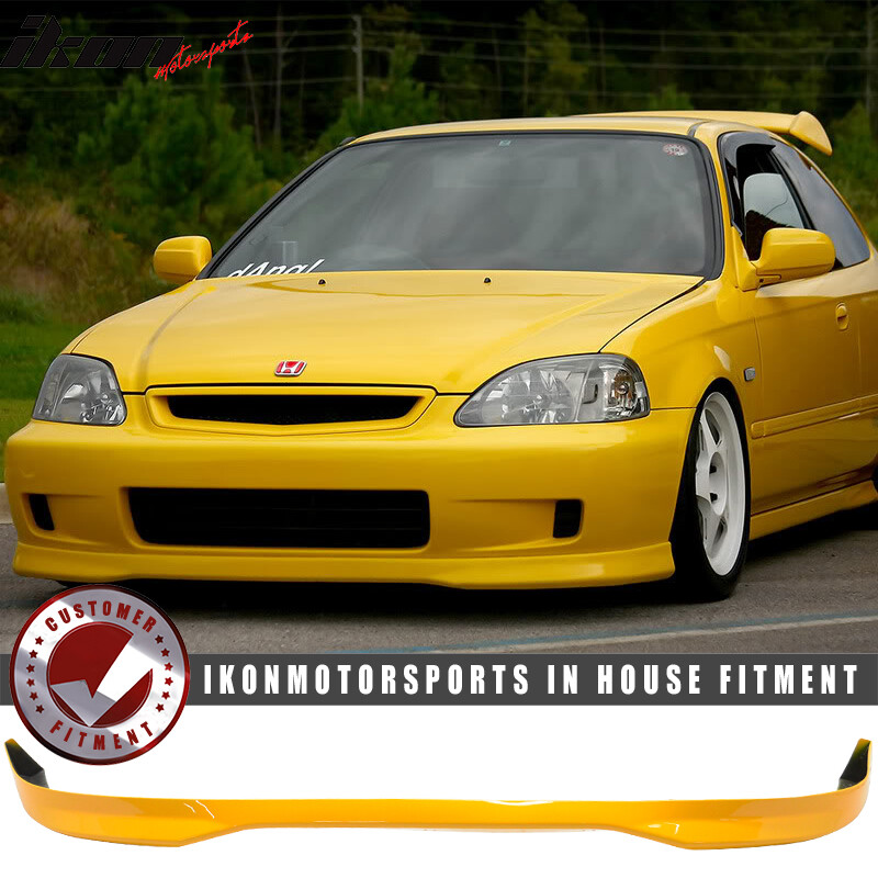 Clearance Sale Fits 99-00 Honda Civic EK Type R Front Bumper Lip PU ...
