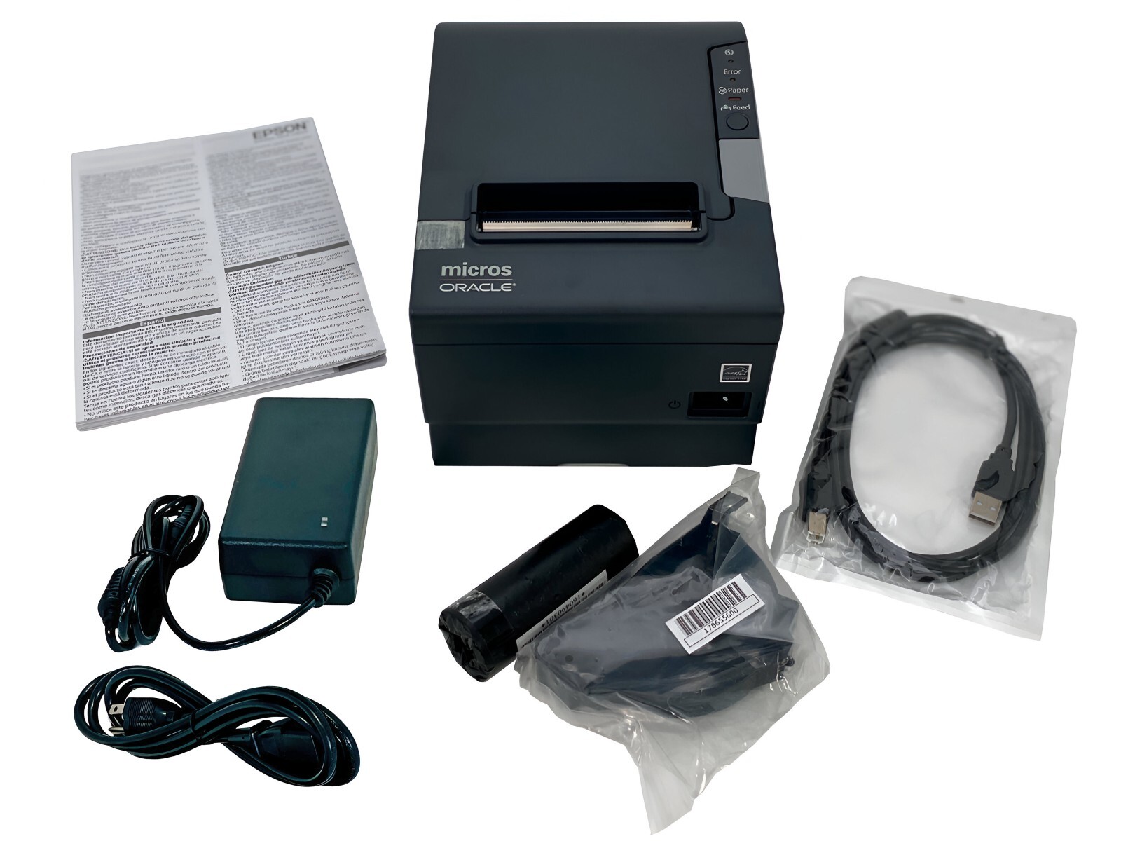 NEW Epson Micros TM-T88V M244A Compact POS Thermal Receipt Printer USB ...