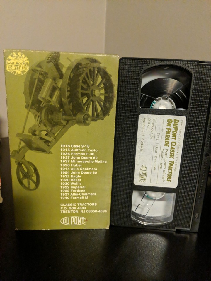 CLASSIC TRACTORS ON PARADE VHS Farmers John Deere Allis-Chalmers ...
