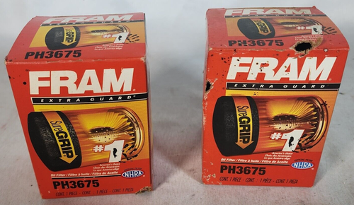 2x Fram PH3675 OIl Filter fits Champ PH59 AC PF59 Wix 51522 Napa 1522 ...