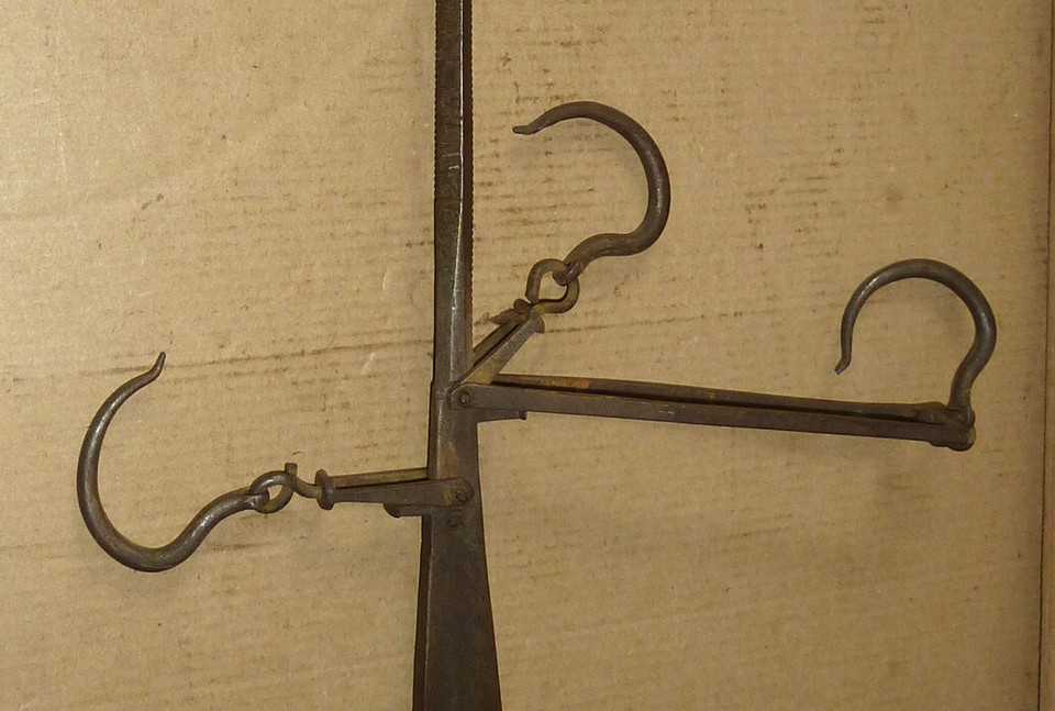 Antique Steelyard,Beam Scale,No.8,Old Farm,General Store Tool,A.21 ...