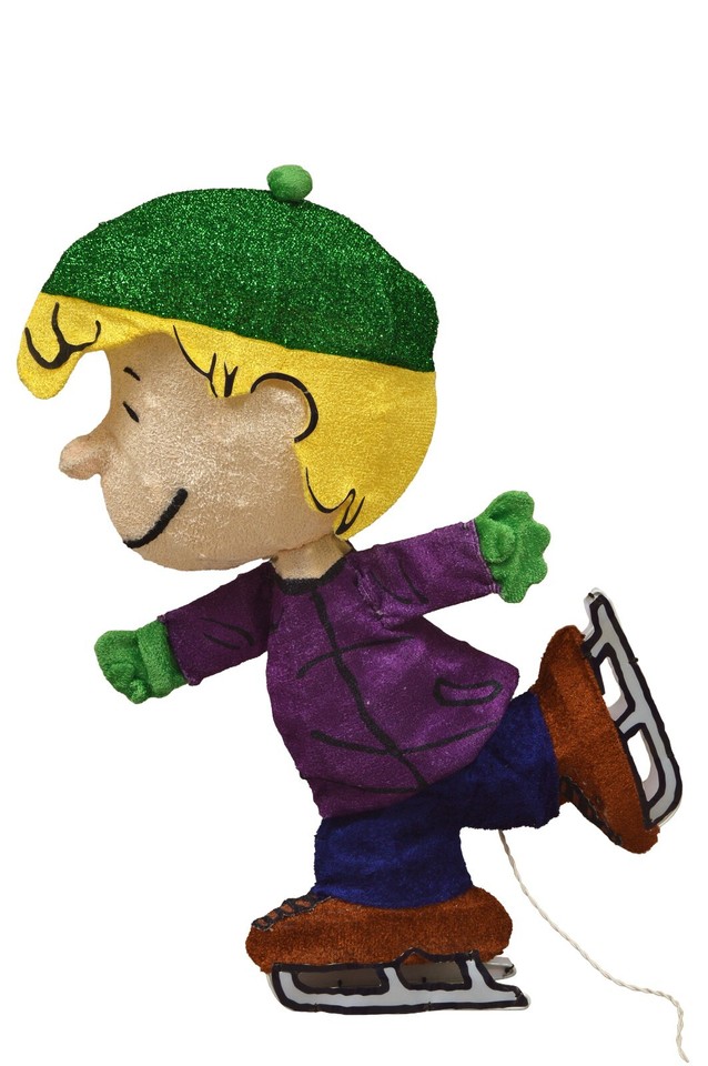 Peanuts Gang Ice Skating 32" 3D LED A Charlie Brown Christmas Decor | eBay