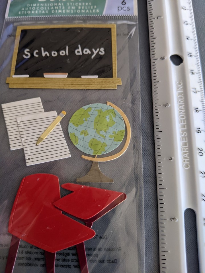 EK SUCCESS Jolee's 6 pc. Dimensional Class Room School days stickers | eBay