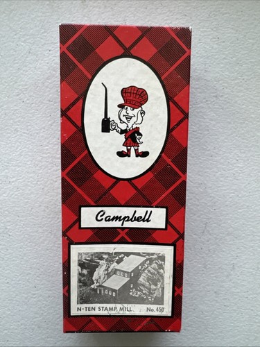 Campbell N Scale Models Ten Stamp Mill # 450, Open Box, 1970 Railroad ...