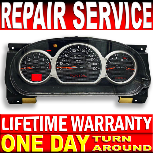 03-05 GM Pontiac Aztek Dash Speedometer Instrument Gauge Cluster REPAIR ...