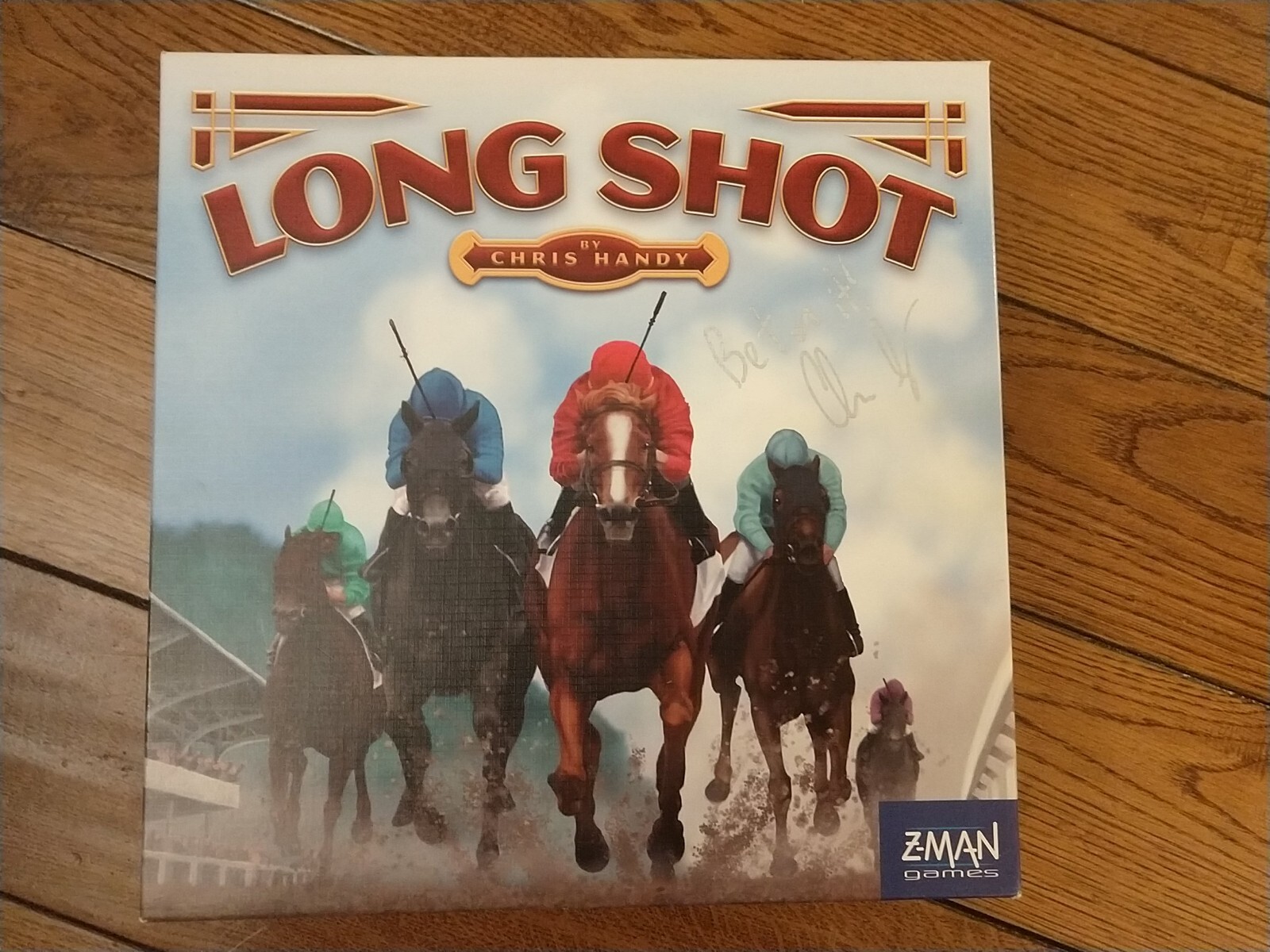 Long Shot Board Game | Signed Cover by Designer | OOP Out of print | Z ...
