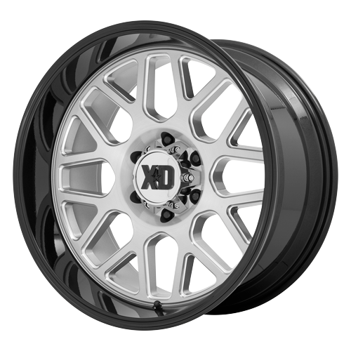 20 Inch Silver Black Wheels Rims XD Series XD849 Grenade 2 20x10 ...