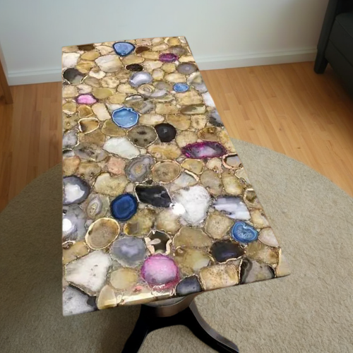 Mix Agate Table Top, Dining Table, Stone Dine Table, Agate Coffee Table ...