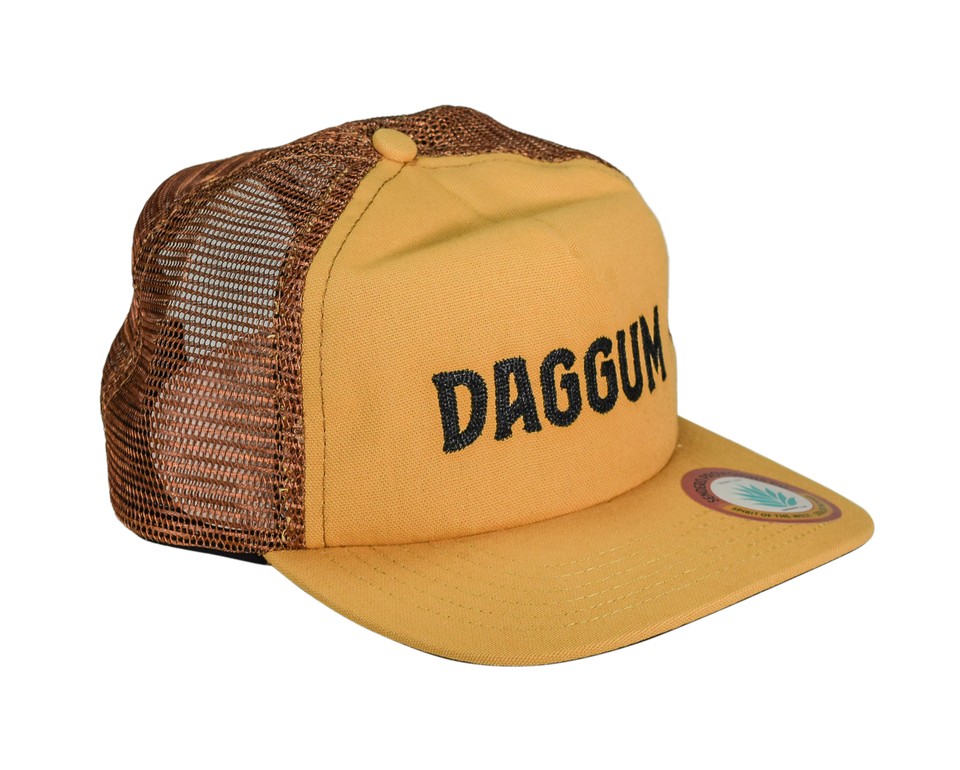 Sendero Provisions Co. Daggum Snapback Hat w/ Meshback (Yellow/Brown ...
