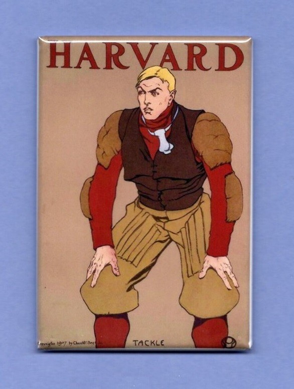 HARVARD LAMPOON *2X3 FRIDGE MAGNET* DECO ARTWORK HISTORIC COLLEGE NEWS ...