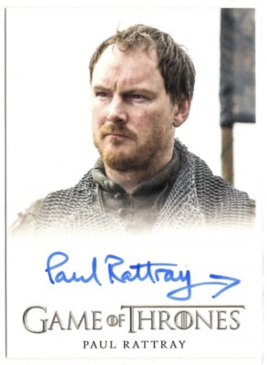 Game Of Thrones Season 8 Autograph Card, Paul Rattray as Harald ...