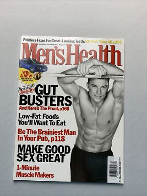 Vintage Men’s Health Magazine October 2001 - Jim Buol | eBay