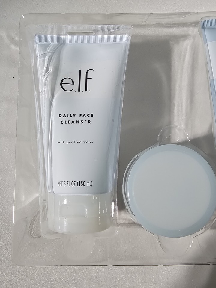 e.l.f. Elf 3 Piece Skincare Set Moisturizer Cleanser & Eye Cream - No ...