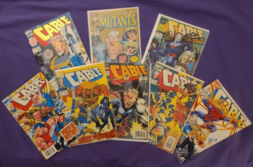 Cable Lot of 8 + 1st appearance New Mutants #87 | eBay