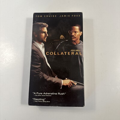 Collateral Dreamworks Pictures VHS 2004 Tom Cruise Jamie Foxx Rated R ...