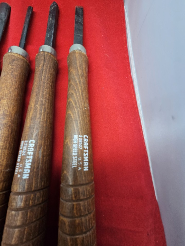 Vintage Tools - Craftsman Wood Turning Lathe/Chisel Set Excellent ...