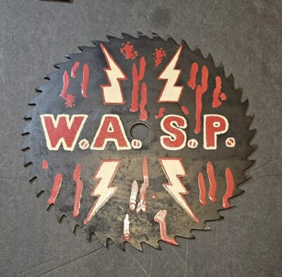 Vintage W.A.S.P. Saw Blade Signed #1 Fan To Band | eBay
