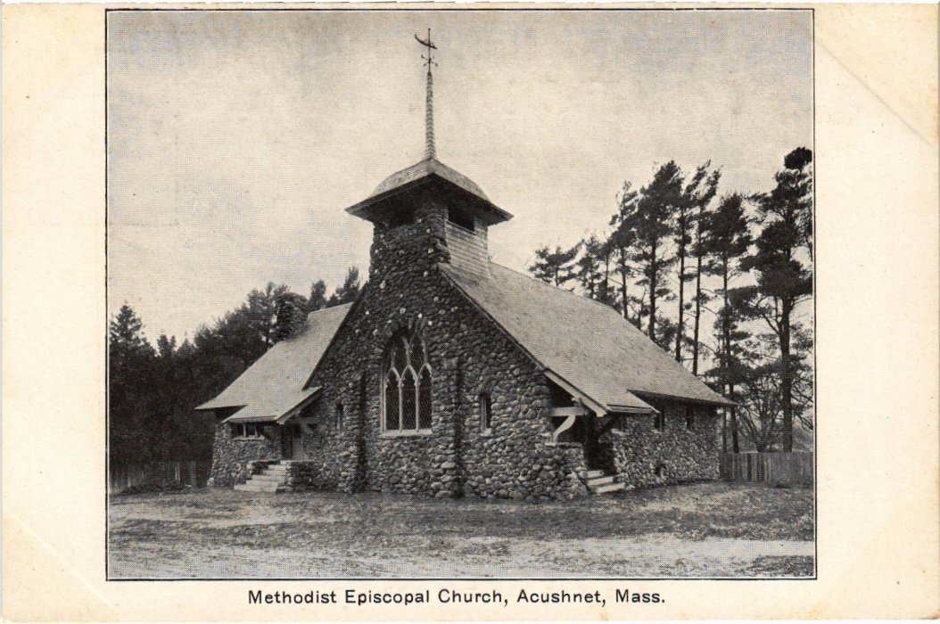PC USA METHODIST EPISCOPAL CHURCH, ACUSHNET, MASS. (a607) | eBay