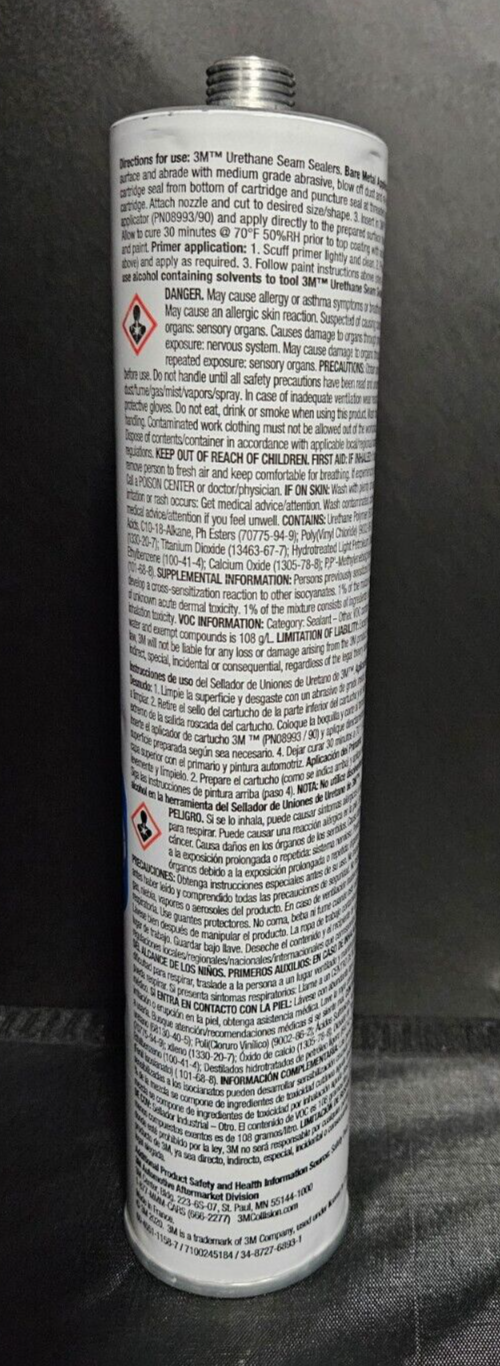 3M Urethane Seam Sealer Beige 310 Ml Cartridge Item # 08365 for sale ...