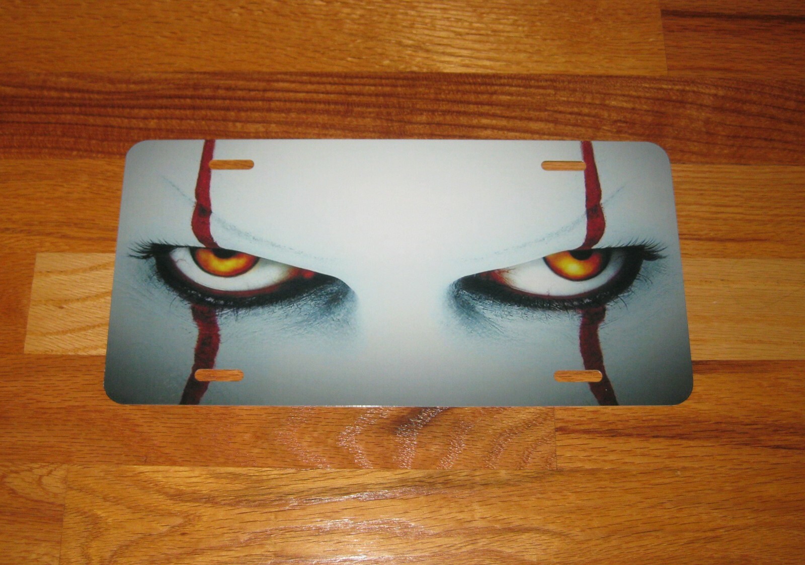 HALLOWEEN HORROR Movie Characters Custom License Plate-PENNYWISE "IT ...