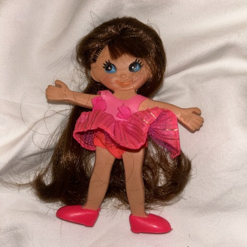 VINTAGE FLATSY CANDY DOLL IDEAL EUC with PINK DRESS, UNDIES AND SHOES ...