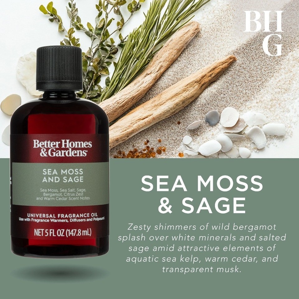 Scented Fragrance Oil Sea Moss and Sage Essential Oil for Diffusers ...