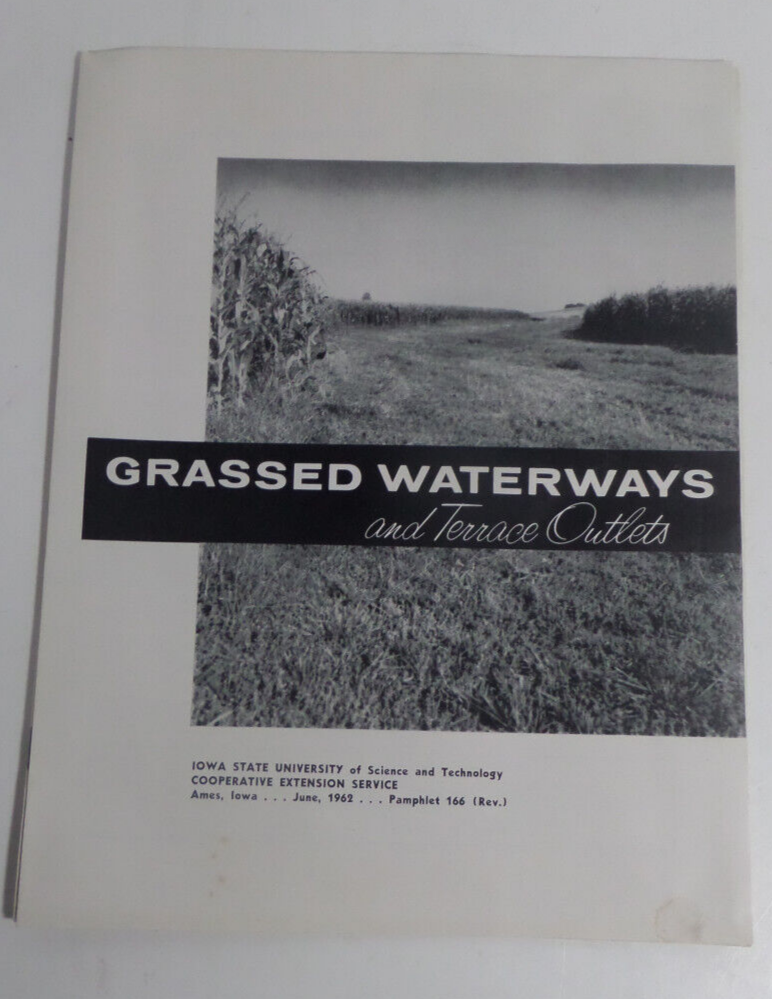 Grass Waterways and Terrace outlets US dept of Ag brochure farming ...