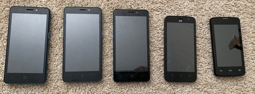 Lot Of 5 ZTE Phones Z828, Z812 N817 FOR PARTS/AS IS UNTESTED | eBay